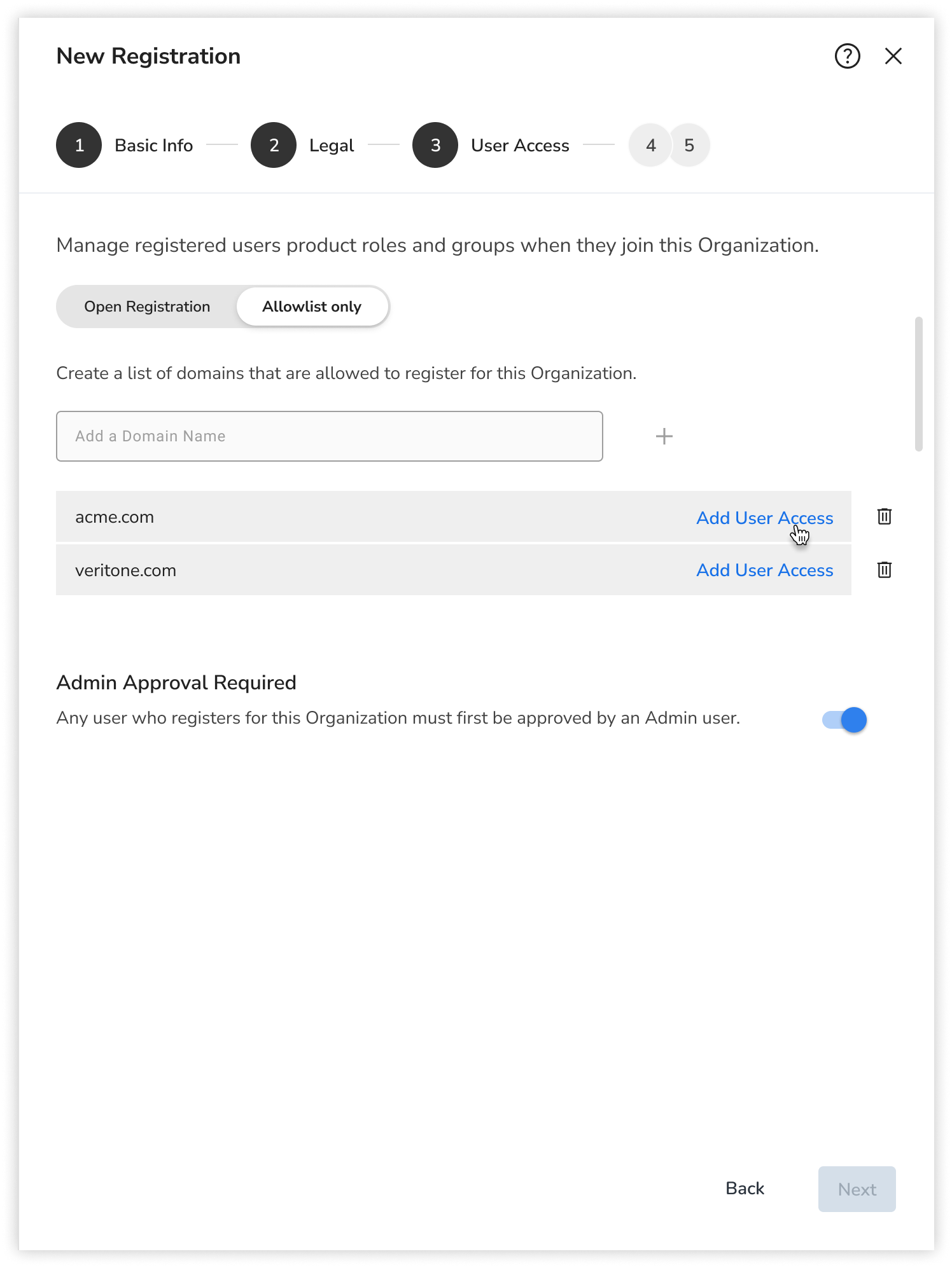 Create a custom registration page