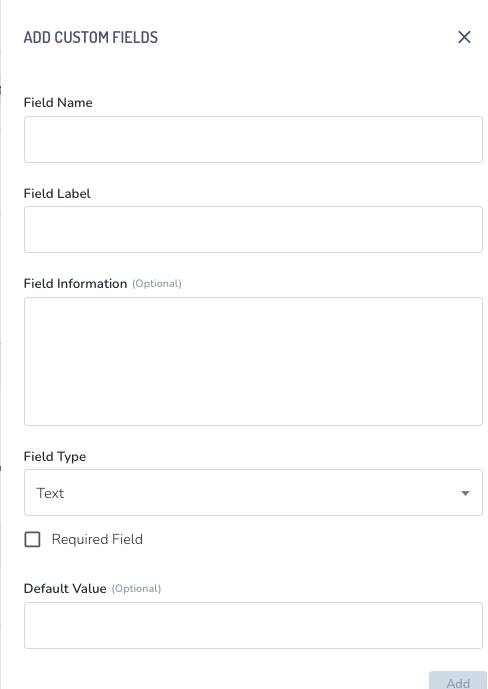 Custom engine fields